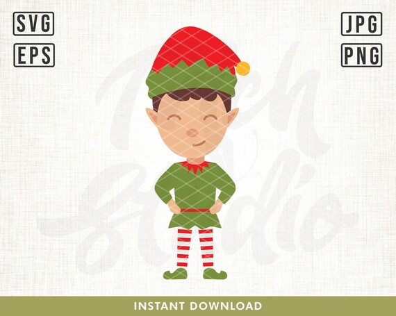 Elf Svg Christmas Elf Svg Elf Cut File Christmas Svg - Etsy