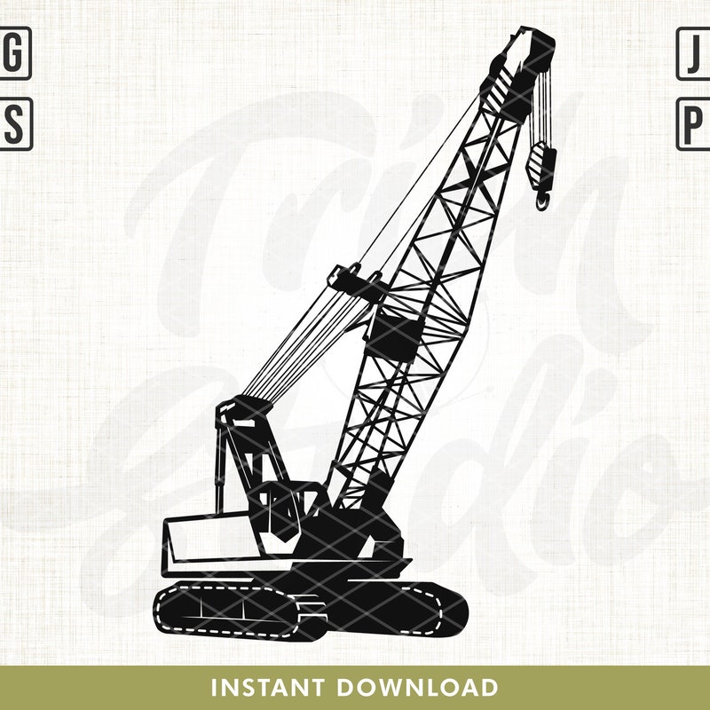 Crane Truck Svg - Etsy
