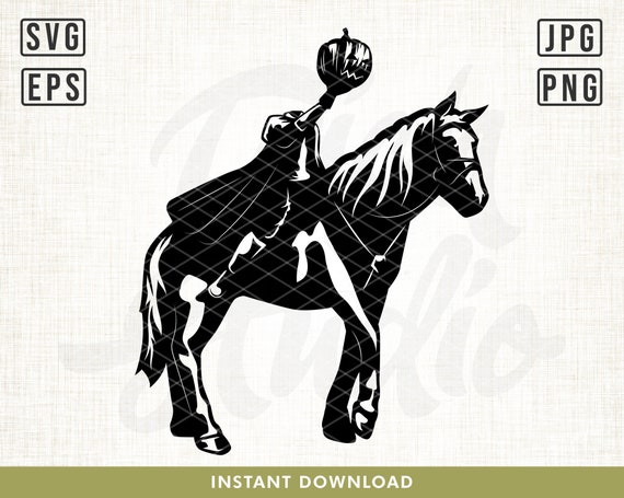 Headless Horseman Svg File Horseman Svg Sleepy Hollow - Etsy