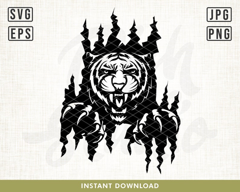 Tiger Claws Scratch Svg Claw Svg Tiger Svg Tiger Scratch - Etsy