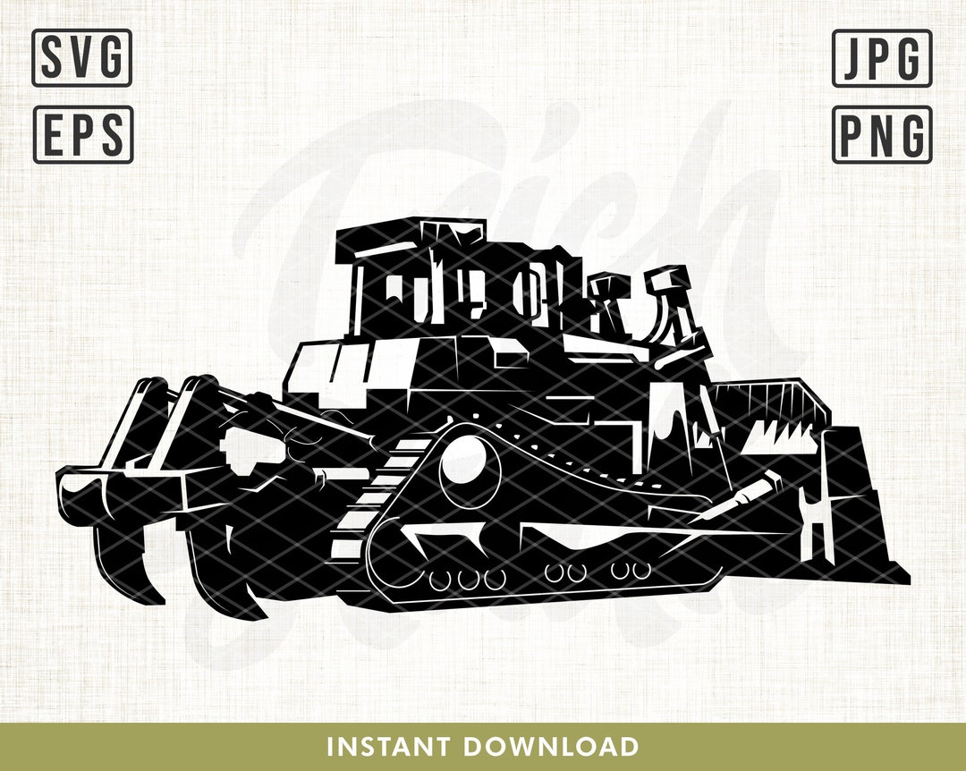 Bulldozer Svg, Heavy Equipment Truck Svg, Bulldozer Driver Svg, D9 ...