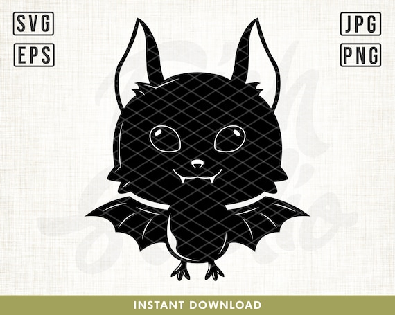 Cute Bat Svg Halloween Bat Svg Bat Svg Halloween Svg Cute - Etsy