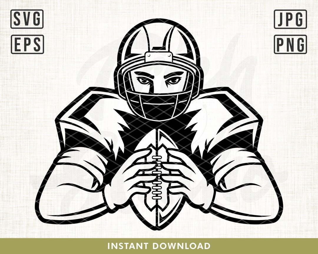 Football Svg American Football Svg Football Player Svg - Etsy