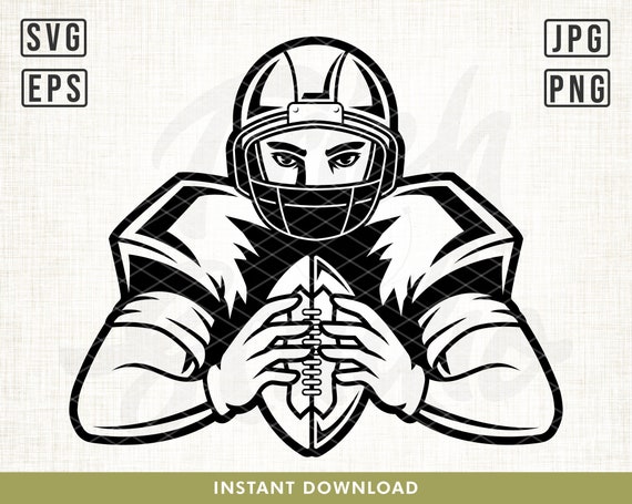 Football Svg American Football Svg Football Player Svg - Etsy