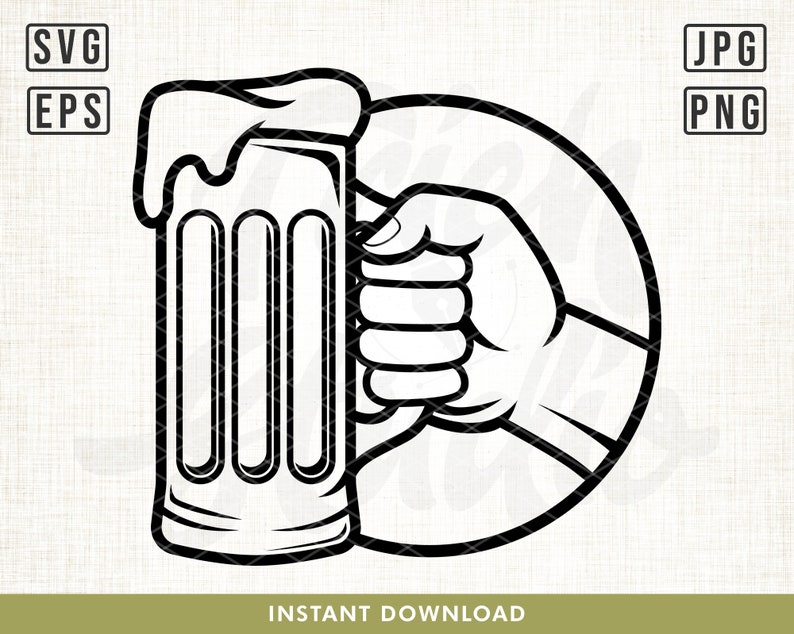 Beer Mug Svg Files Beer Cheer Svg Alcohol Svg Beer Mug Png Etsy