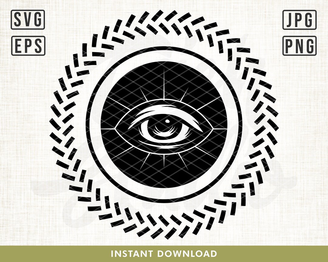 All Seeing Eye Svg, Third Eye Svg, Illuminati Svg, Illuminati Eye Svg ...