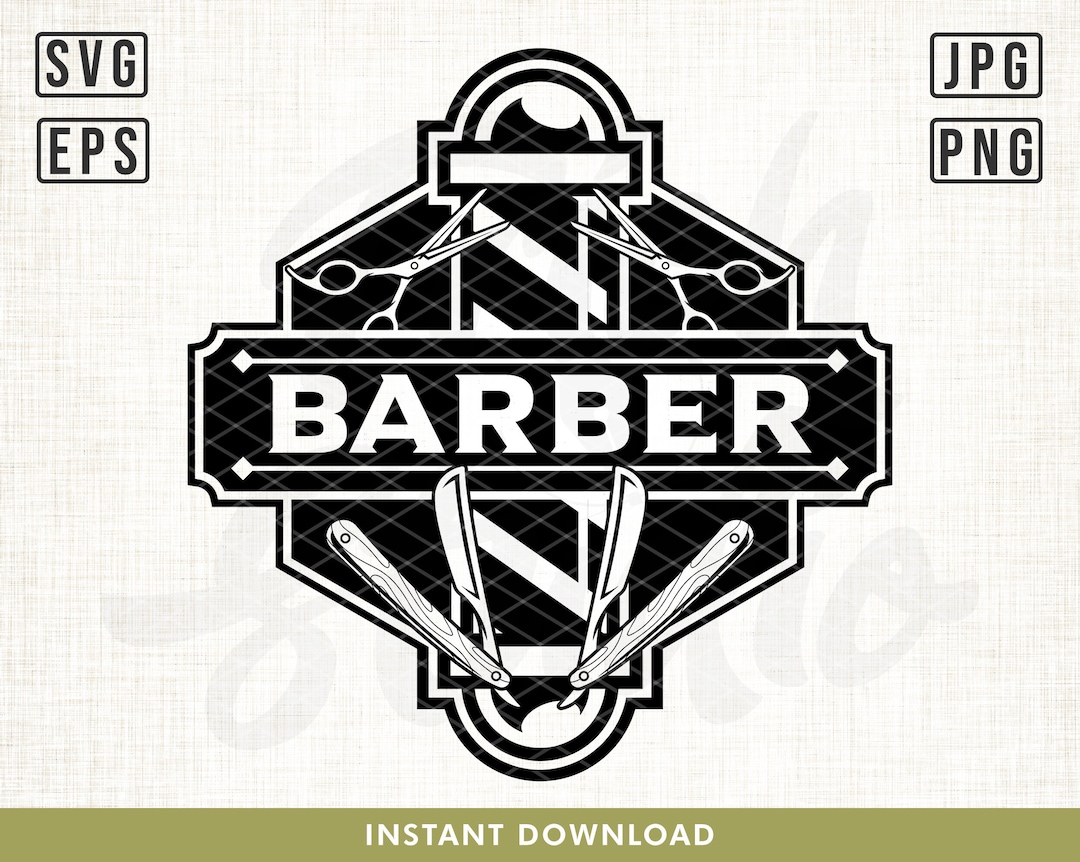Barbershop Svg, Barber Svg, Barber Name Svg, Hair Stylist Svg, Hair ...