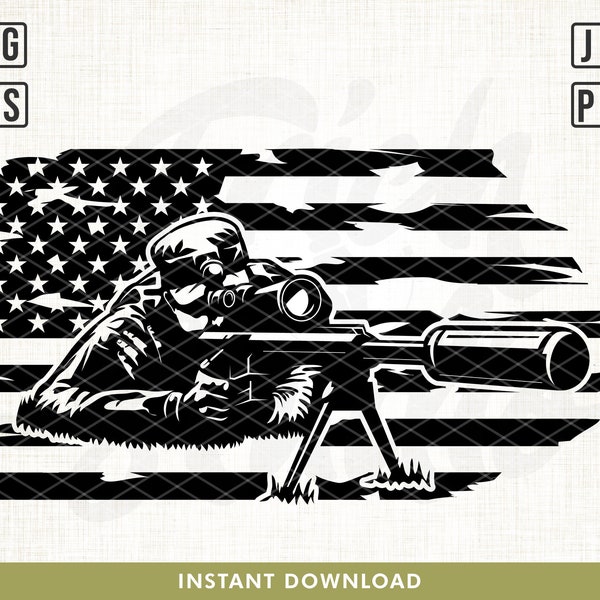 Sniper Weapon Svg - Etsy