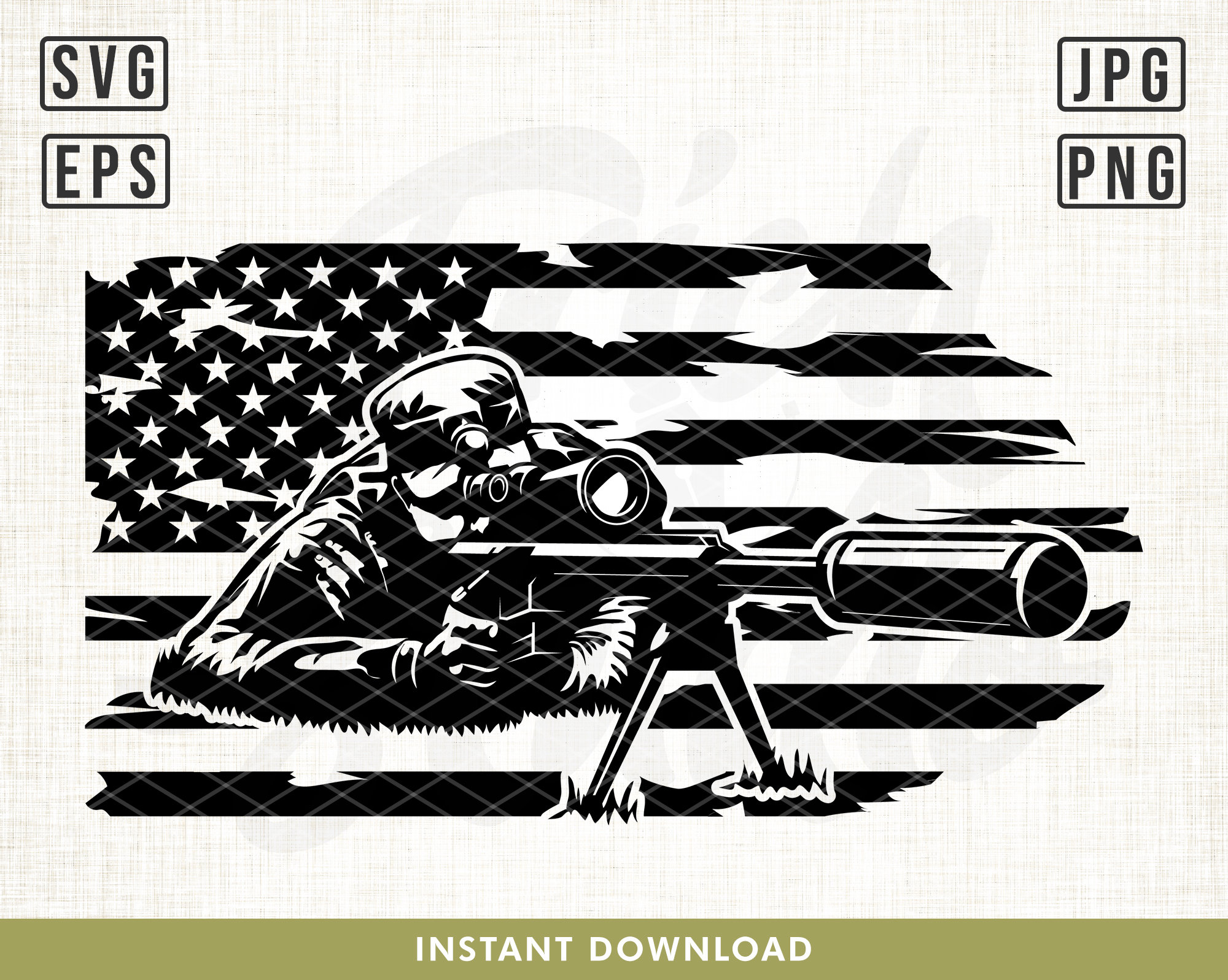 USA Sniper Svg Files Sniper Rifle Svg Scope Svg US Soldier - Etsy Canada