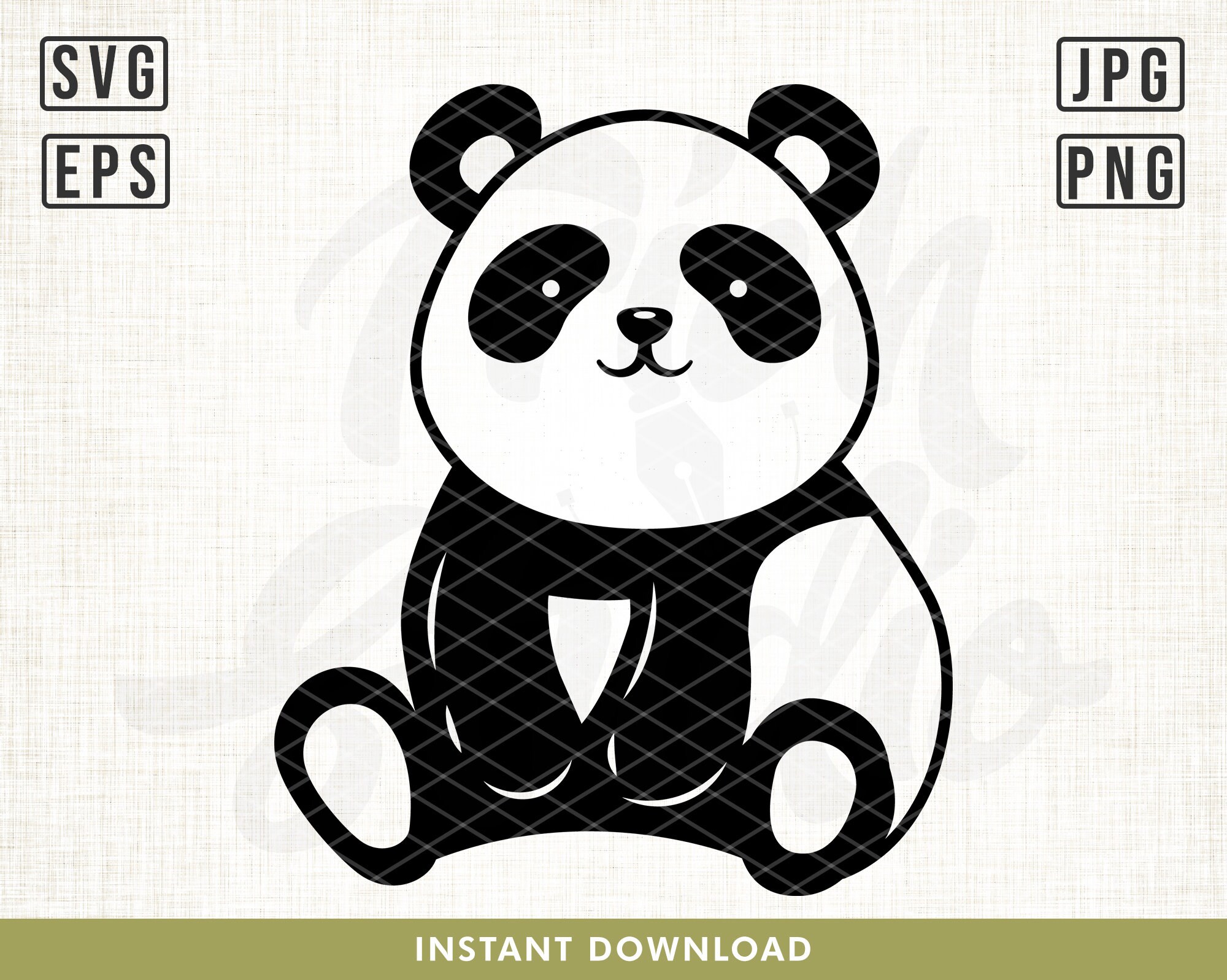 Cute Panda Svg, Cute Animal Svg, Panda Svg, Baby Panda Svg, Animal Svg ...