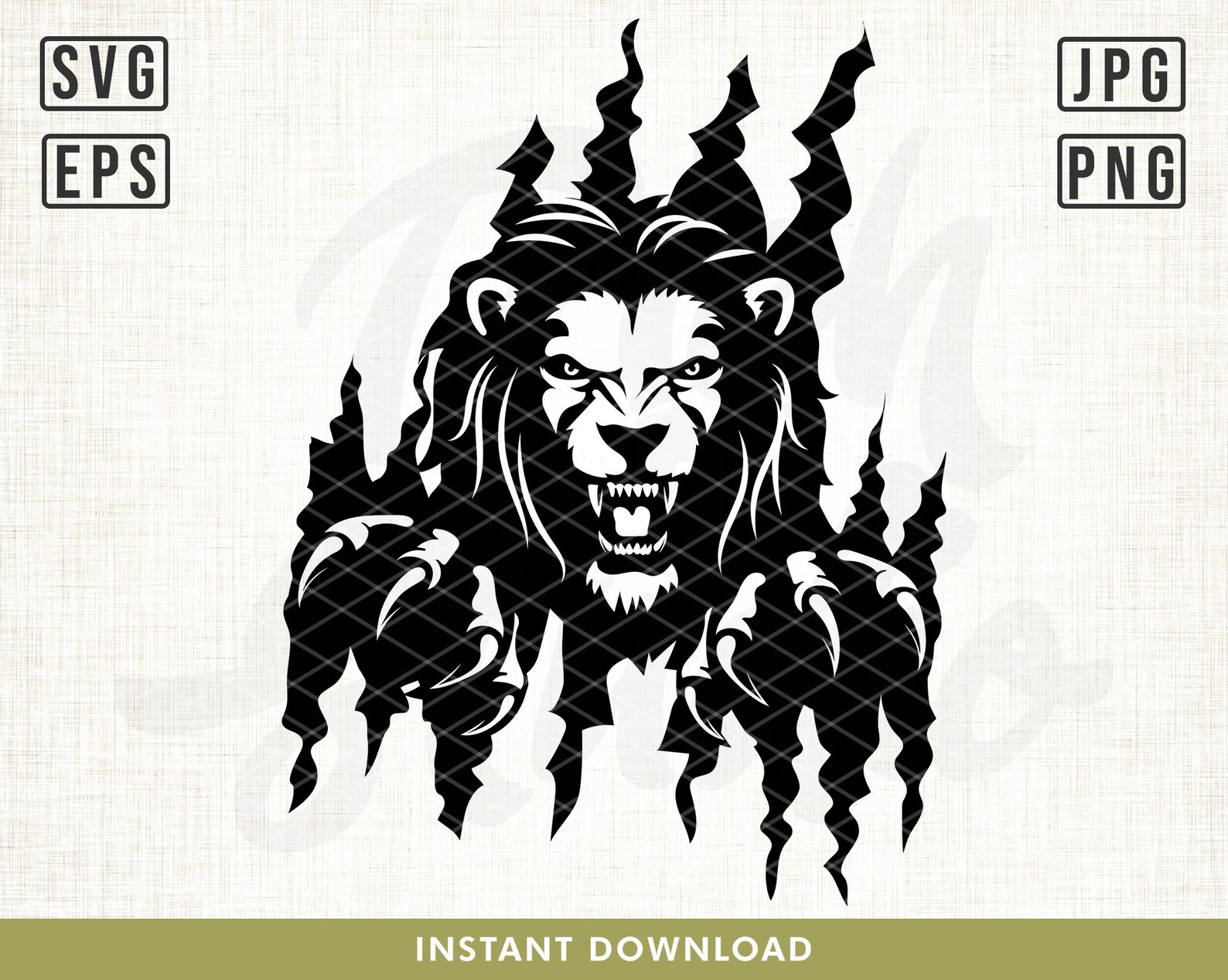 Lion Claw Scratch Svg Claw Svg Wild Lion Svg Lion Scratch - Etsy