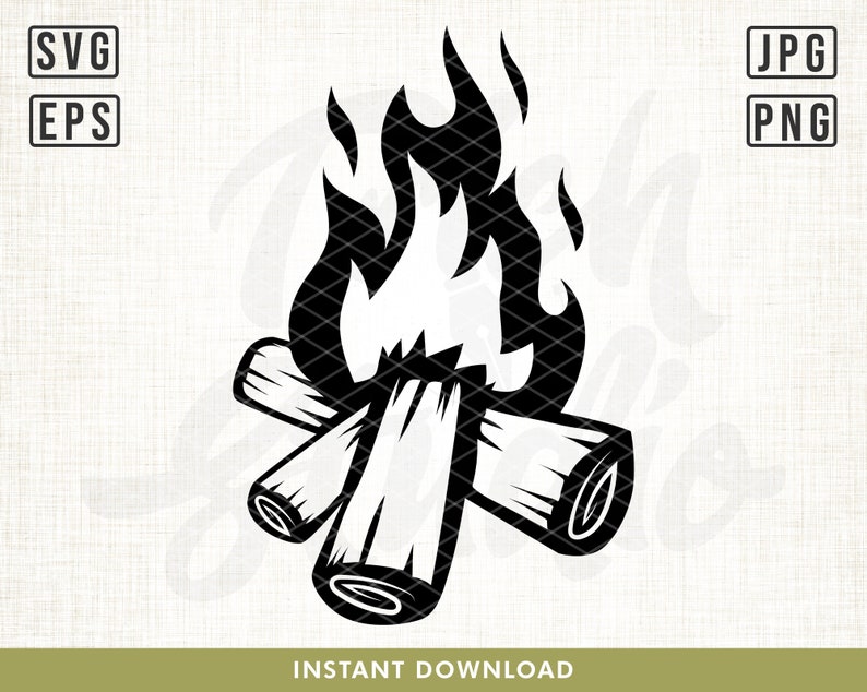 Bonfire Svg Campfire Svg File Camping Svg Camp Life Svg - Etsy