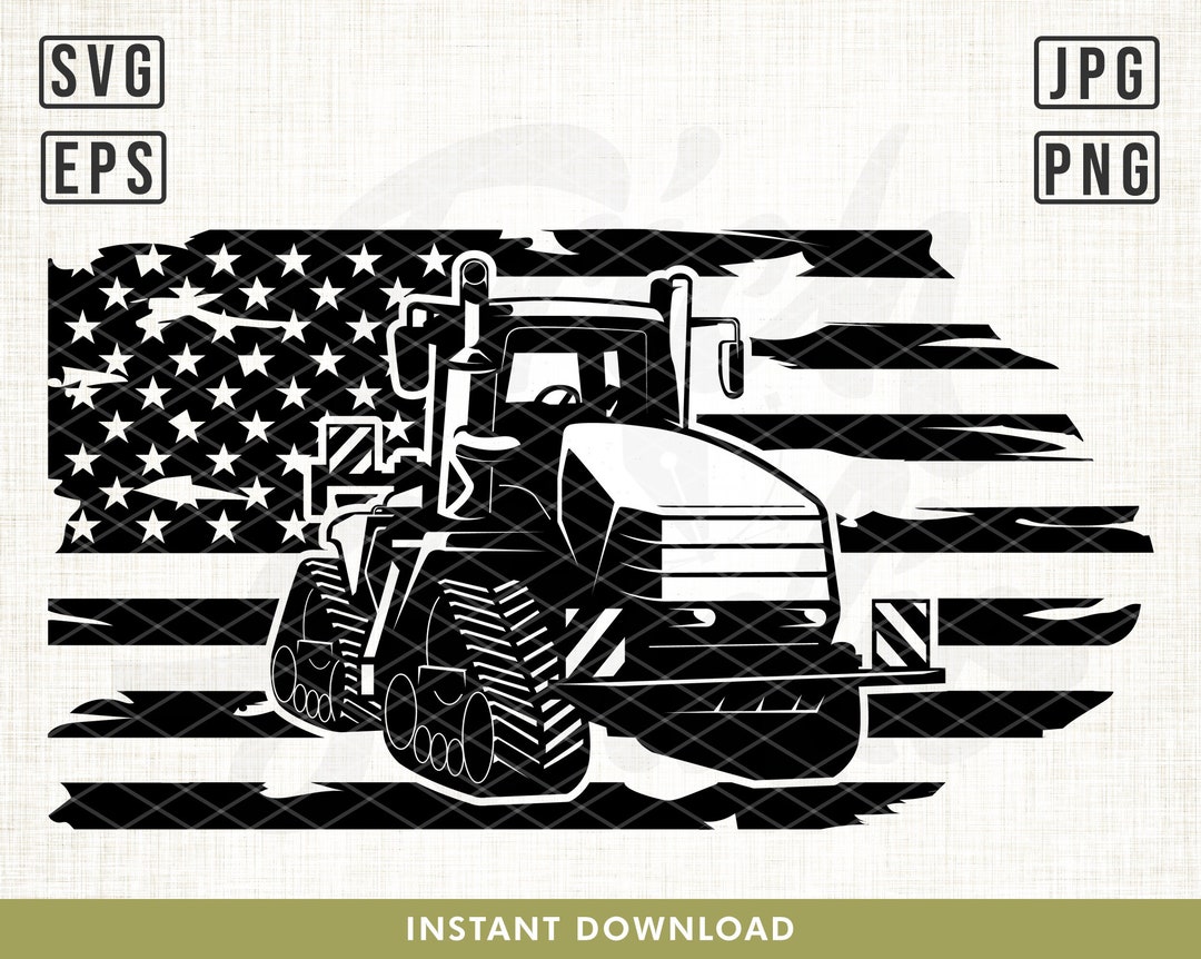 USA Quadtrac Svg, Farm Tractor Svg, Combine Svg, Tractor Svg, Farm ...
