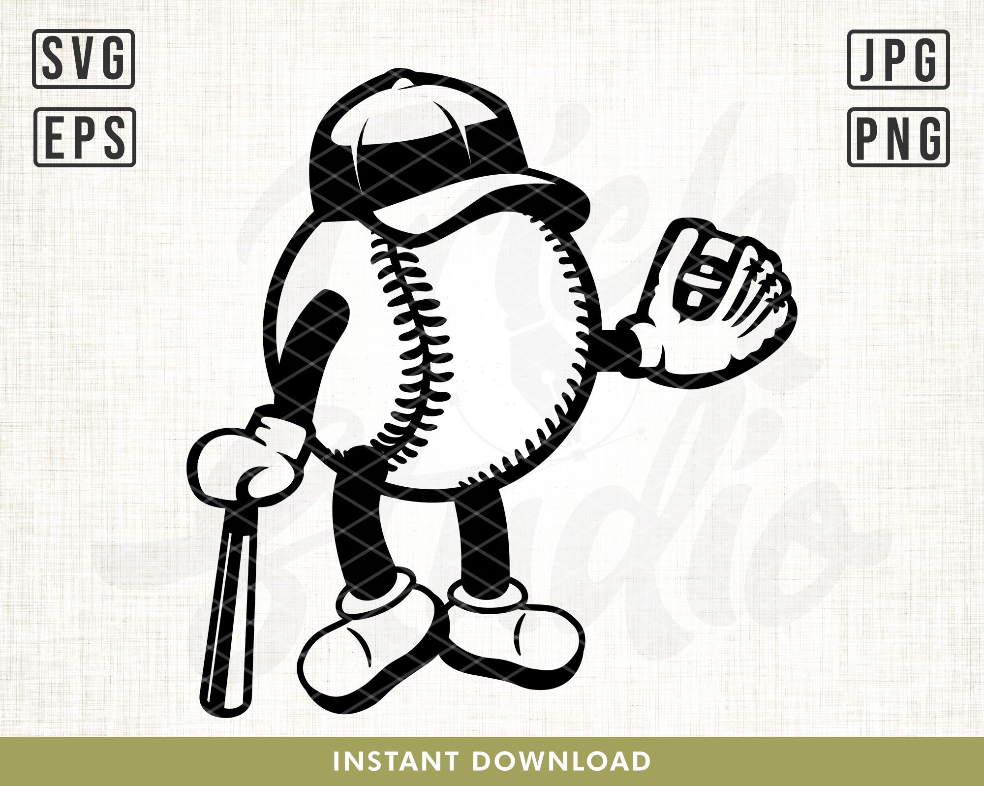 Baseball Svg, Baseball Mascot Svg, Baseball Cap Svg, Team Shirt Svg ...