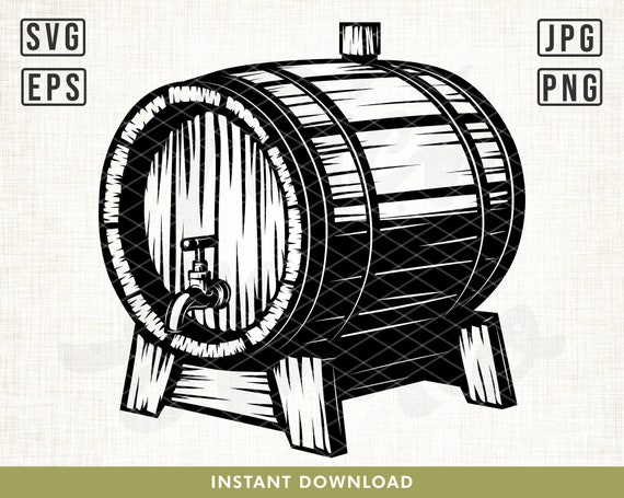 Wooden Barrel Svg File Barrel Svg Beer Barrel Svg Wine - Etsy