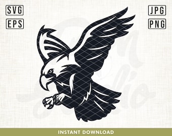 Hawk Svg - Etsy