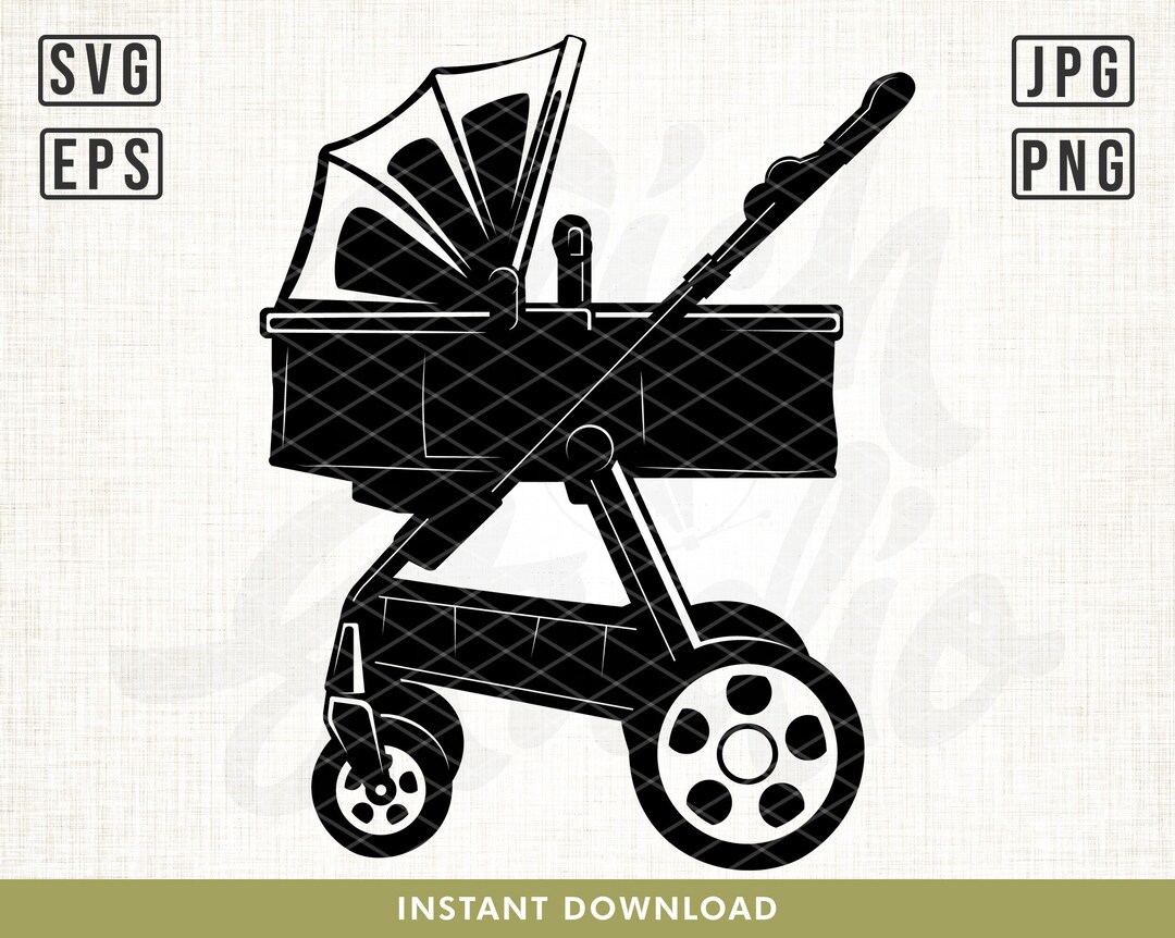 Baby Stroller Svg, Baby Carriage Svg, Baby Carriage Shirt, Baby ...