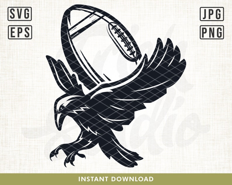 Falcon Football Svg Falcon Svg Football Svg Falcon Sports - Etsy