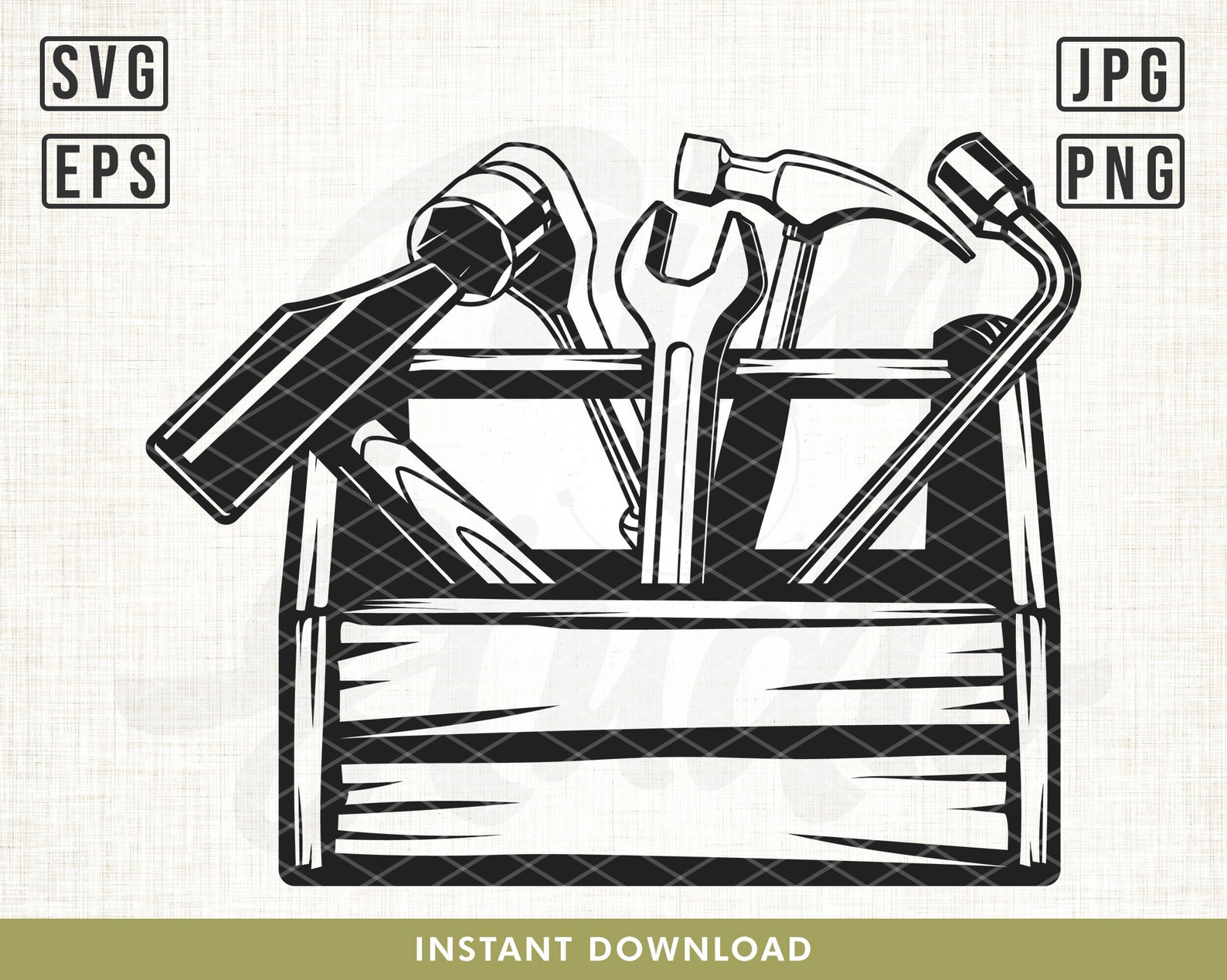 Toolbox Svg File, Repair Tools Svg, Carpenter Svg, Handyman Svg ...