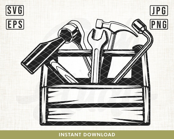 Toolbox Svg File Repair Tools Svg Carpenter Svg Handyman - Etsy