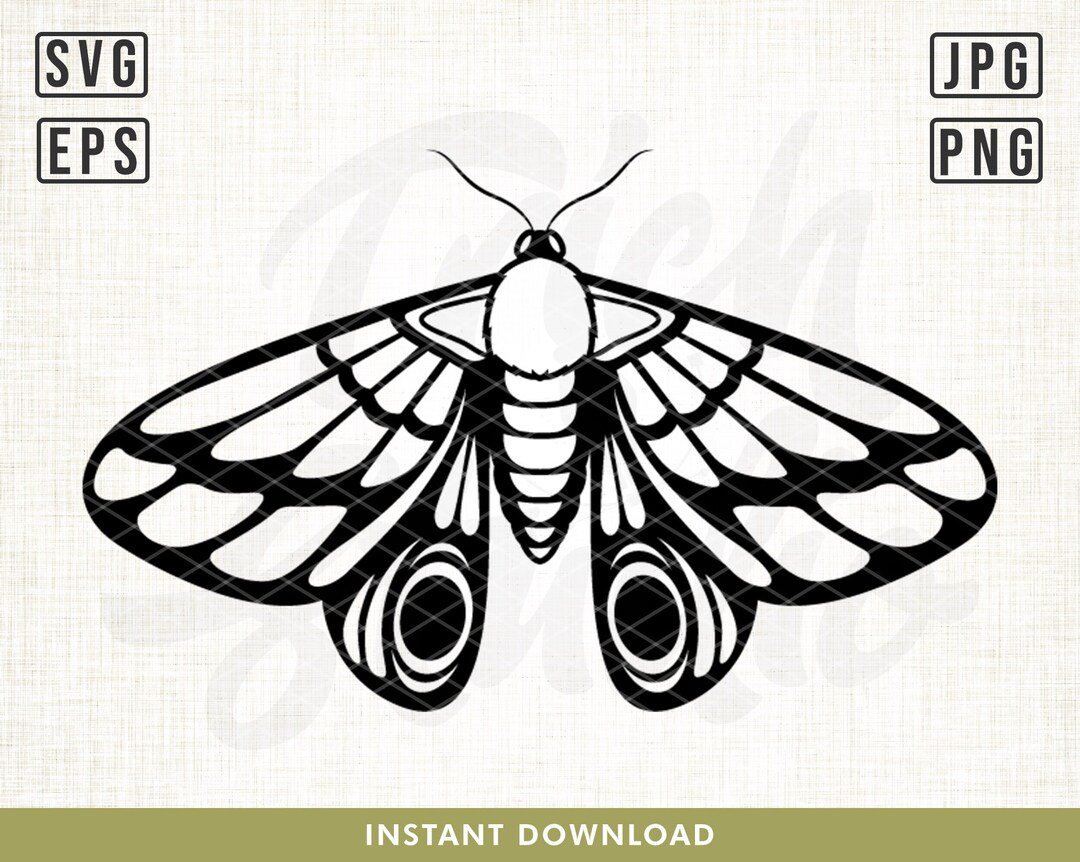 Celestial Moth Svg, Moth Svg, Insect Svg, Death Moth Svg, Butterfly Svg ...