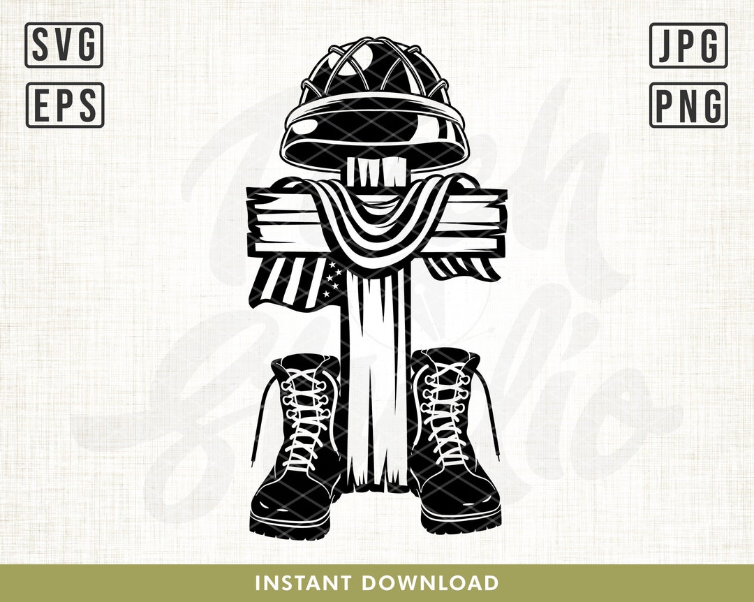 Veteran Svg, Fallen Soldier Svg, US Army Svg, Hero Svg, Memorial Day ...