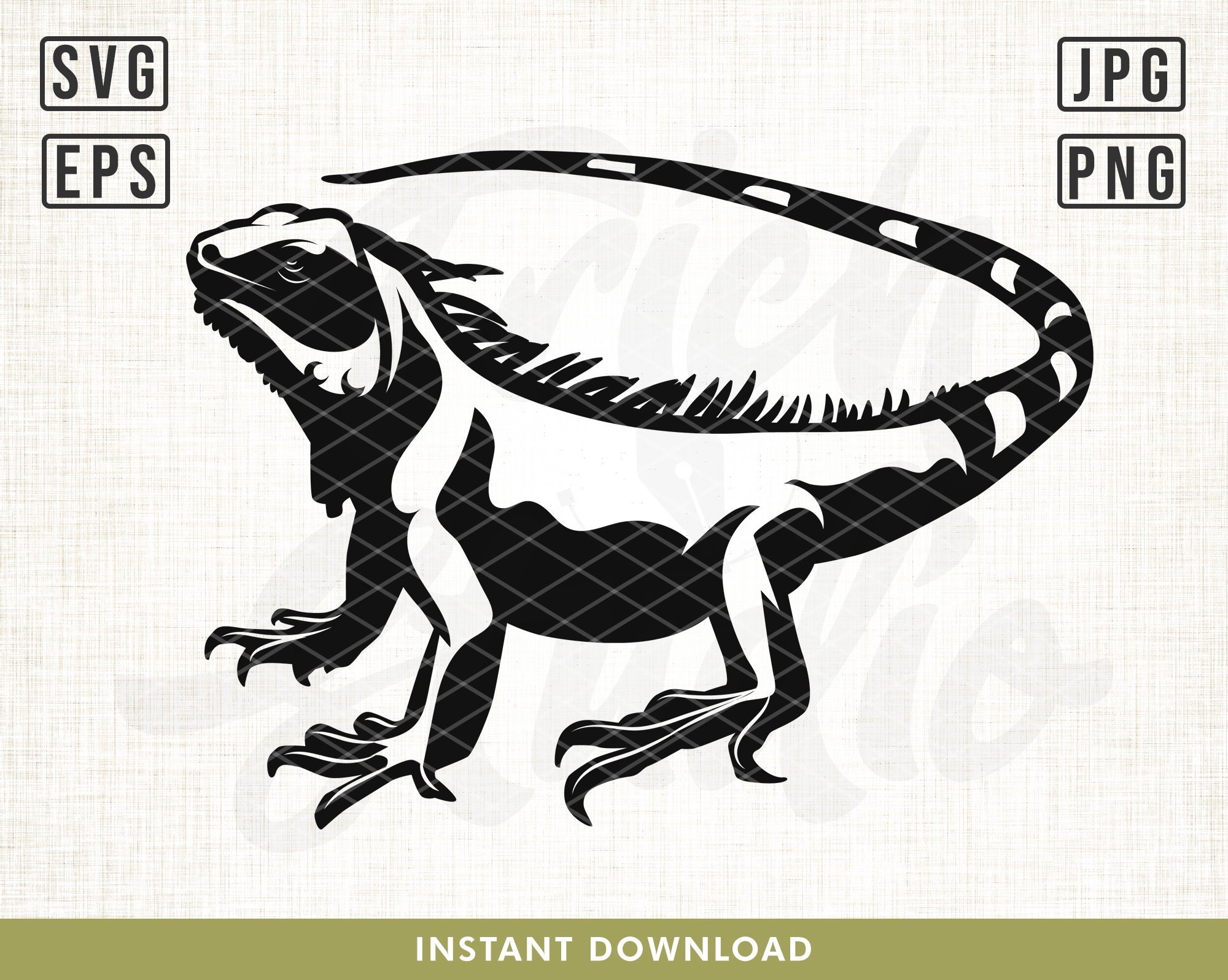 Iguana Svg File, Lizard Svg, Reptile Svg, Animal Svg, Iguana T-shirt ...