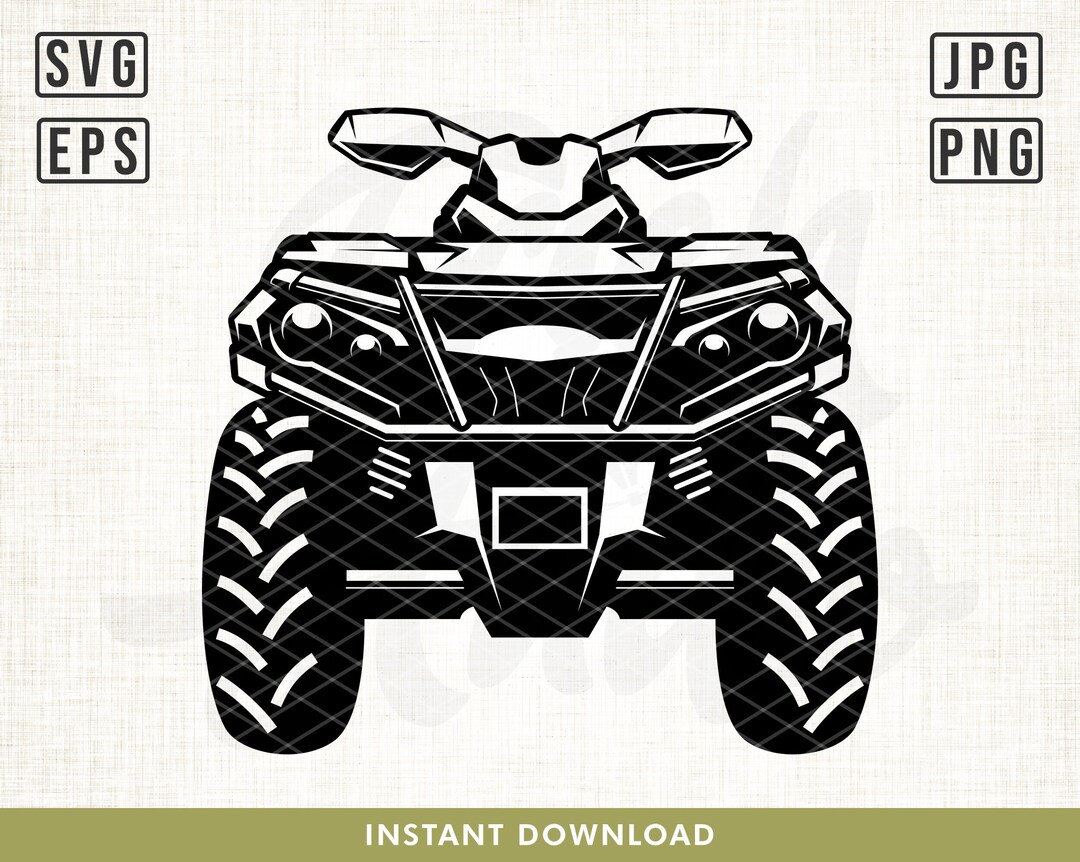 Atv Svg, Atv Offroad Svg, Dirty 4 Wheels Svg, RZR Atv Svg, Atv Decal ...
