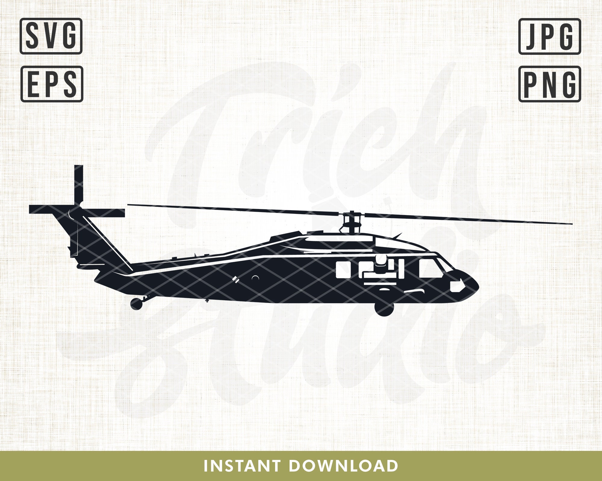 Black Hawk Helicopter SVG, Helicopter Svg, Chopper Svg, Helicopter ...