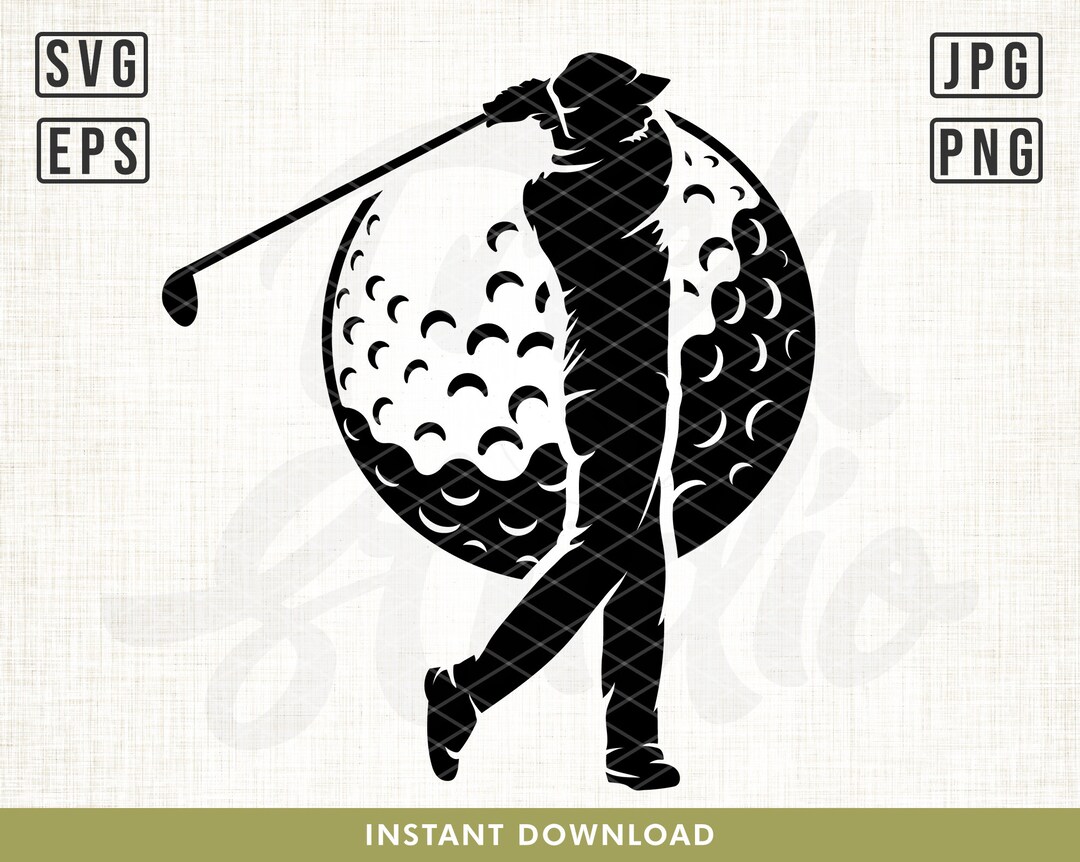 Golf Svg, Golfing Svg, Golf Player Svg, Golf Clubs Svg, Golf Ball Svg ...