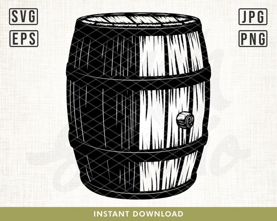 Wooden Barrel Svg File Barrel Svg Beer Barrel Svg Wine - Etsy