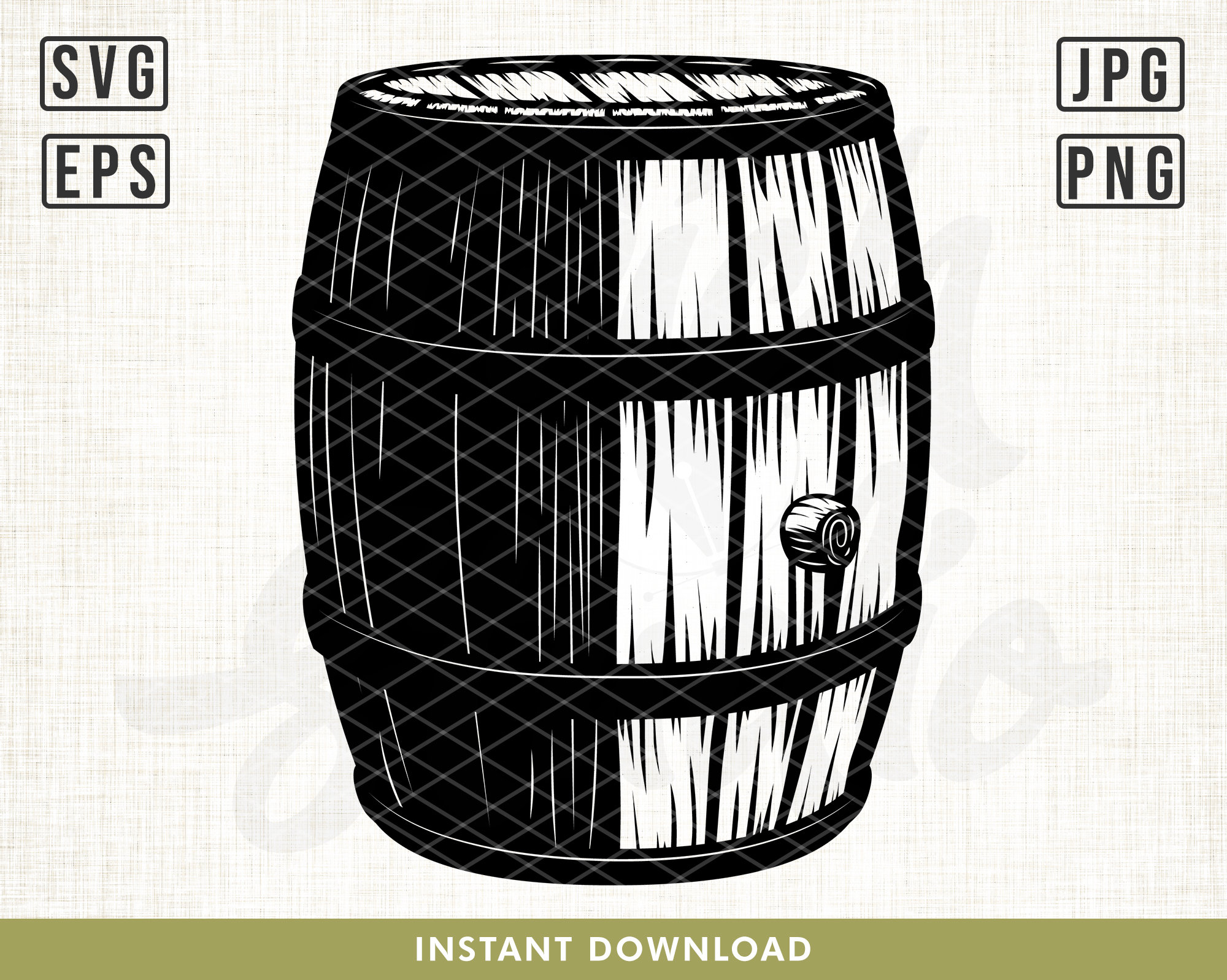 Wooden Barrel Svg File, Barrel Svg, Beer Barrel Svg, Wine Barrel Svg ...