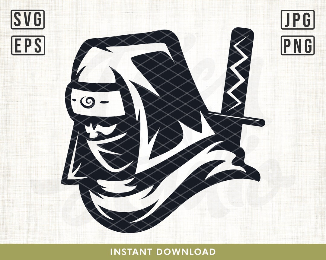 Ninja Svg, Ninja Mascot Svg, Ninja Assassin Svg, Assassin Svg, Ninja ...