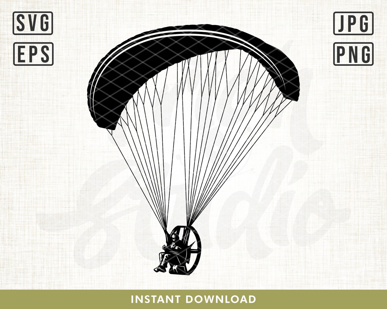 Paramotor Svg, Powered Paraglider Svg, Parachute Svg, Paramotor Shirt ...