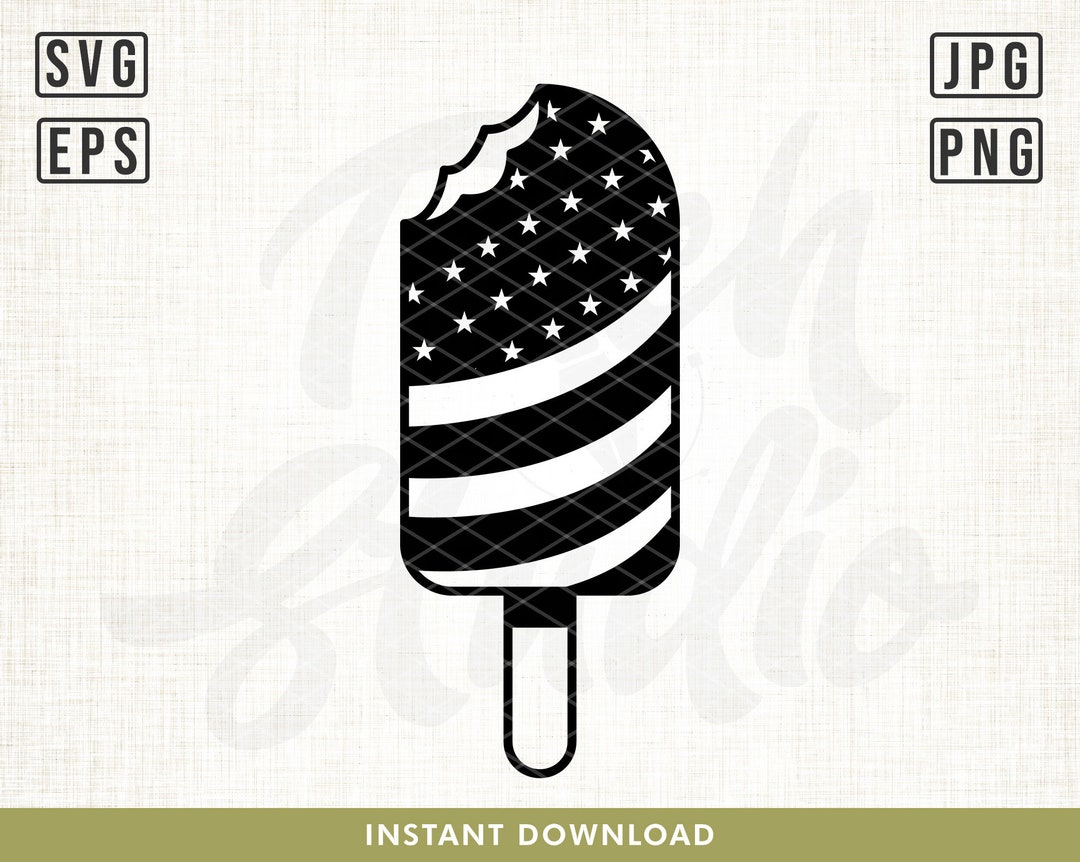 Popsicle Svg, 4th of July Svg, USA Popsicle Svg, Popsicle American Flag ...