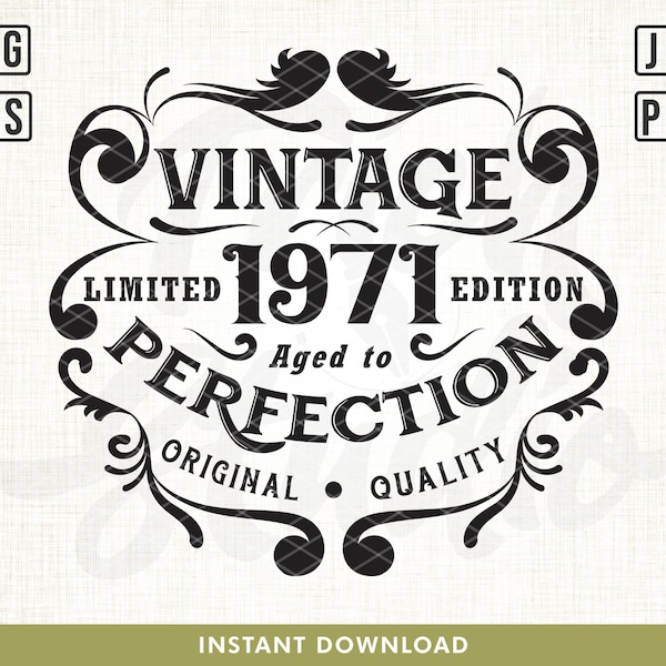 1971 Svg - Etsy