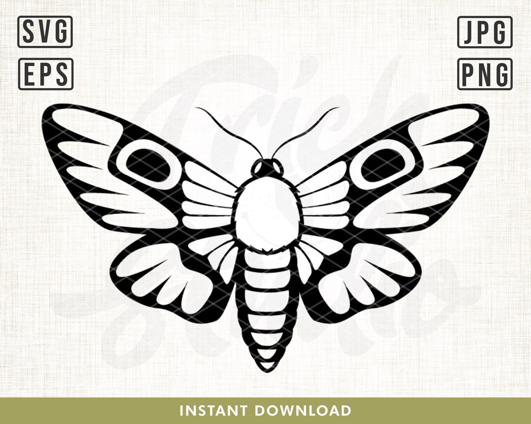 Celestial Moth Svg, Moth Svg, Insect Svg, Death Moth Svg, Butterfly Svg ...