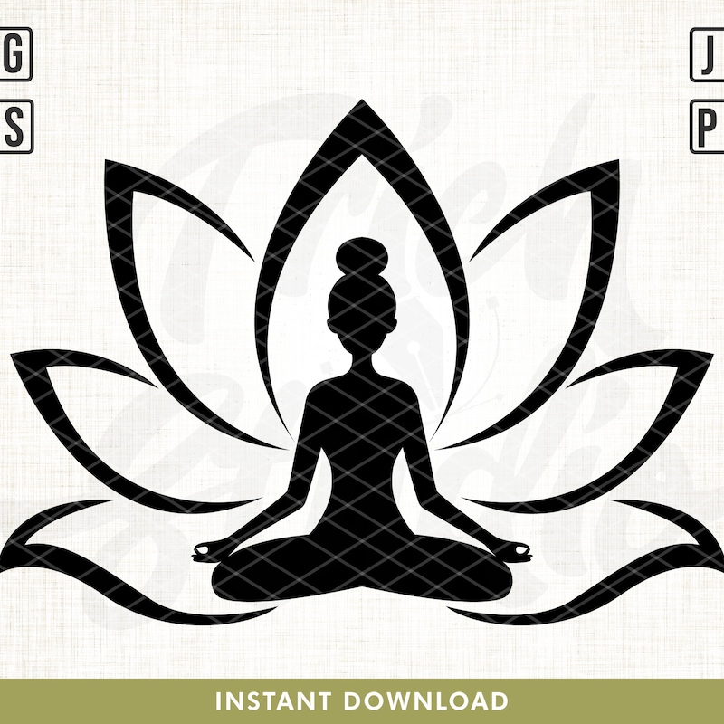 Meditation Svg - Etsy