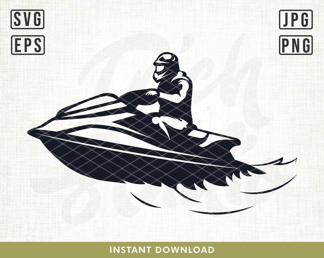 Jet Ski Svg, Jet Ski Png, Beach Svg, Beach Clipart, Jet Ski Clipart ...