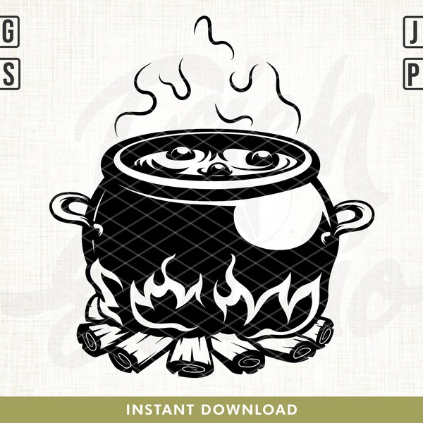 Svg Cauldron - Etsy