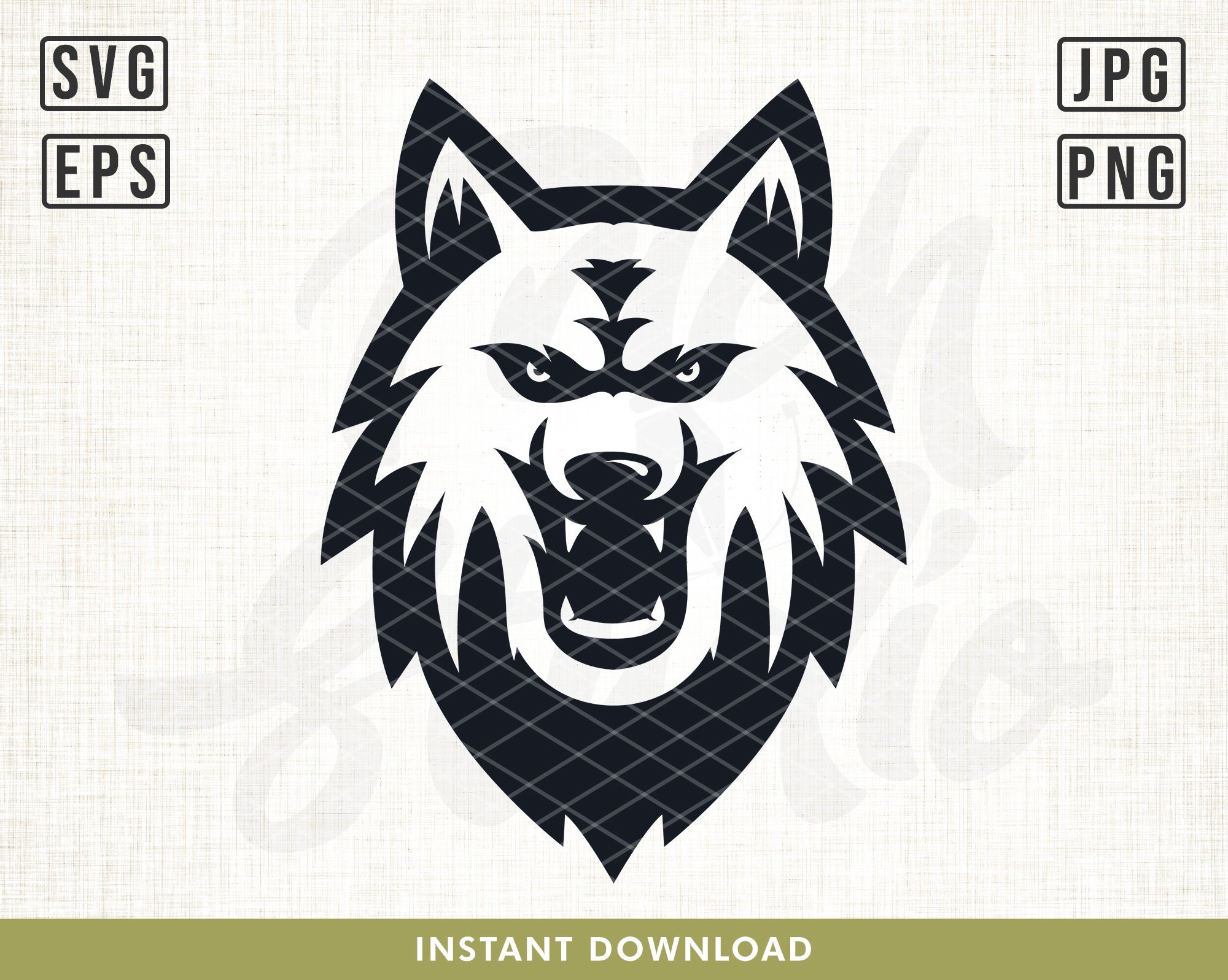 Wolf svg Mascot Wolf svg Wolf Sports logo svg Team logo | Etsy