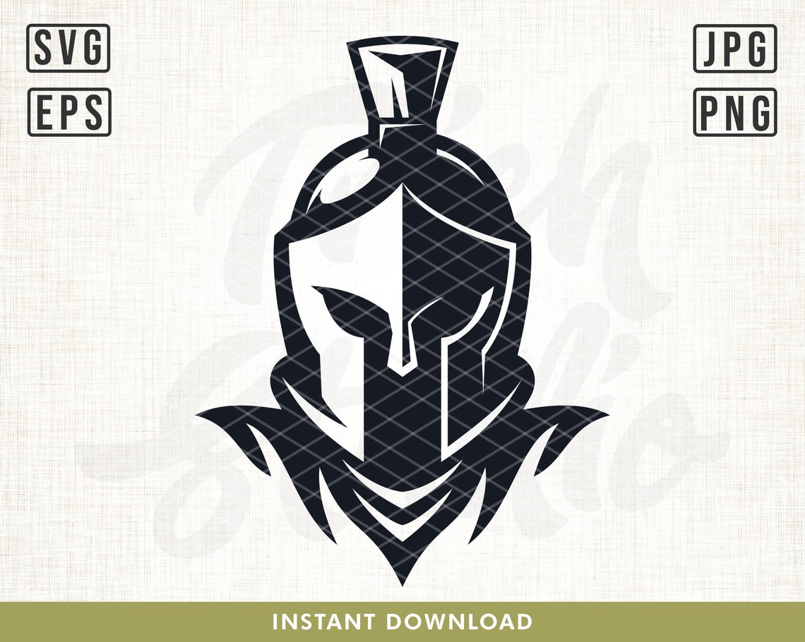 Spartan Svg Spartan Mascot Svg Spartan Sports Logo Svg Team | Etsy