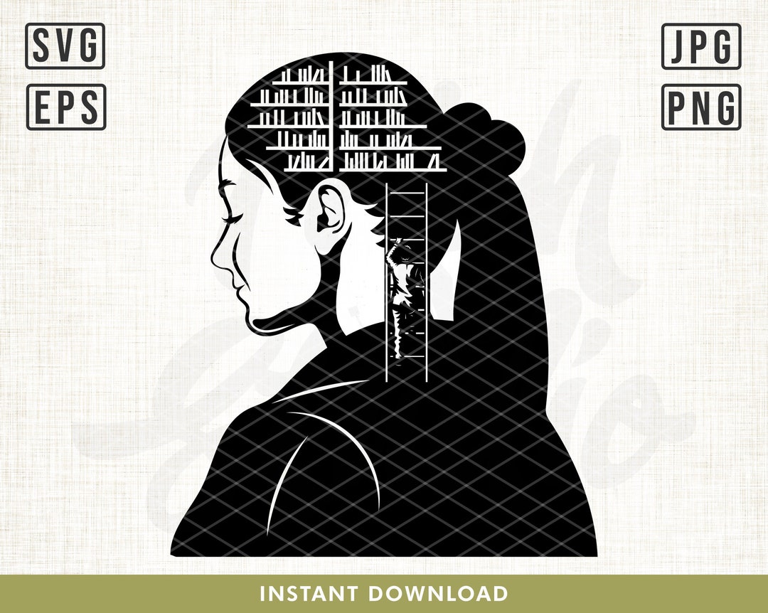 Book Lover Svg, Book Girl Svg, Bookish Svg, Book Worm Svg, Girl Loves ...
