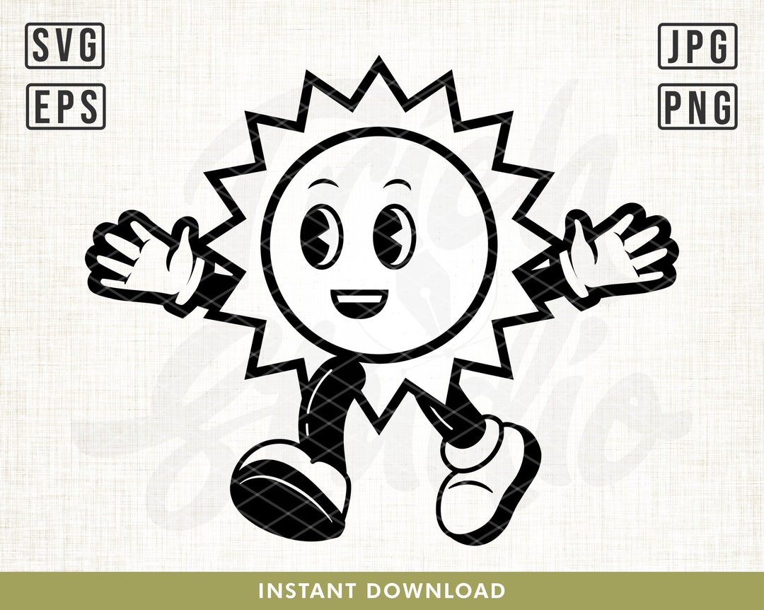 Rise and Shine Svg, Sun Mascot Svg, Sunlight Svg, Sunny Day Svg, Sun ...