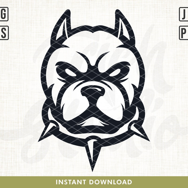 Pitbull Svg - Etsy