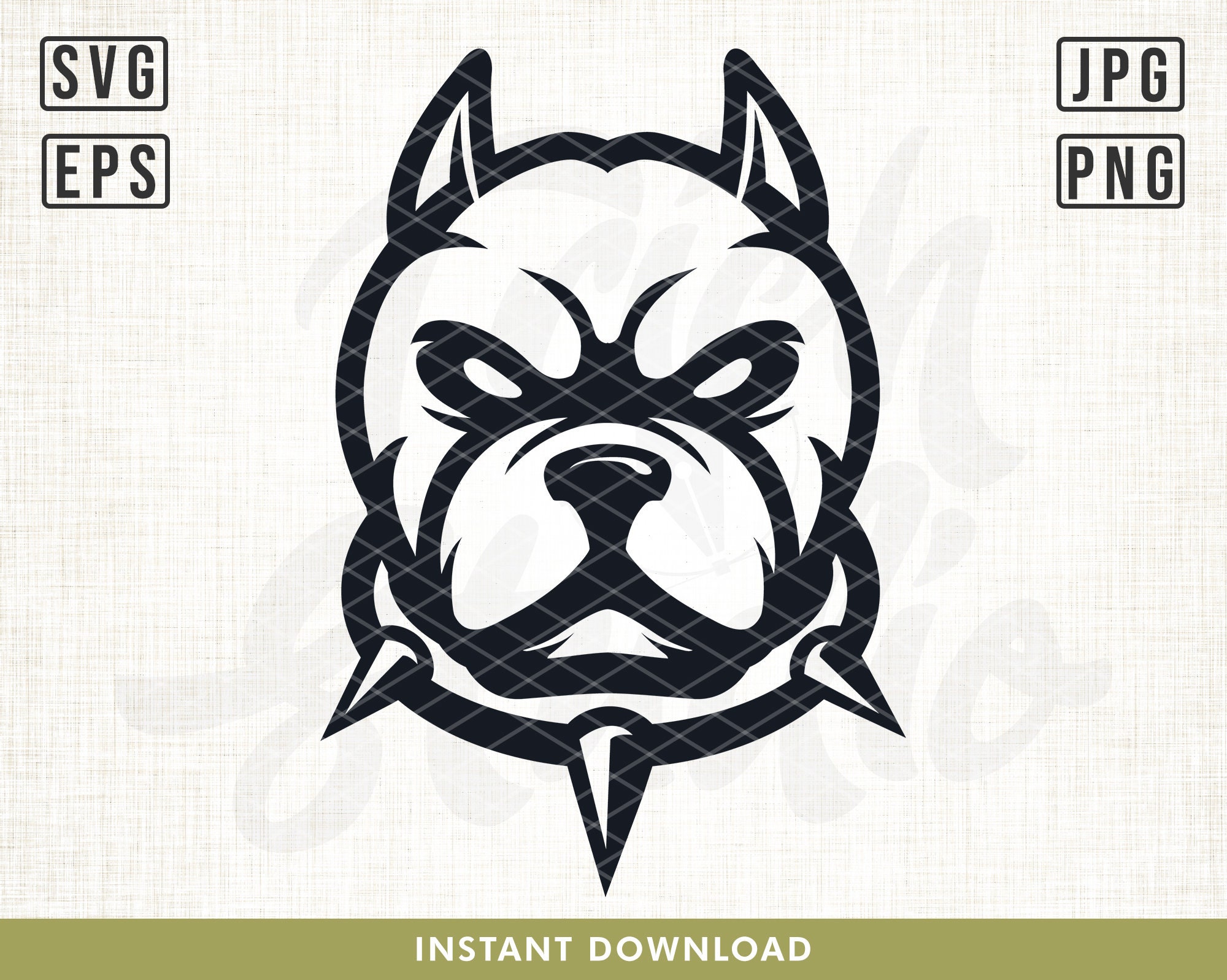 American Bully Head Logo