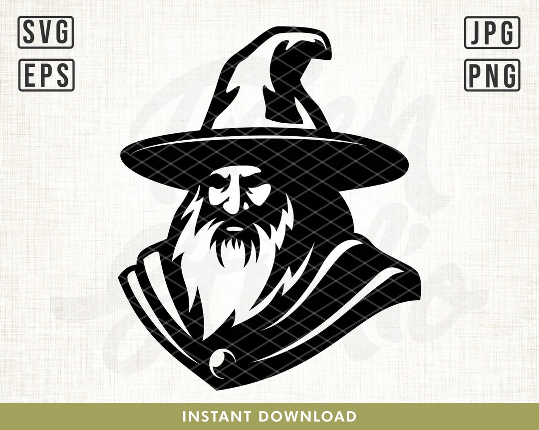 Wizard Svg, Wizard Mascot Svg, Wizard Sports Shirt Svg, Witch Svg ...