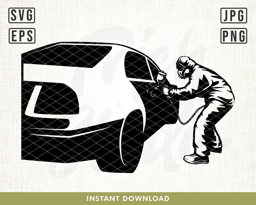 Car Painting Svg, Car Svg, Automotive Svg, Automotive Painter Svg, Car ...