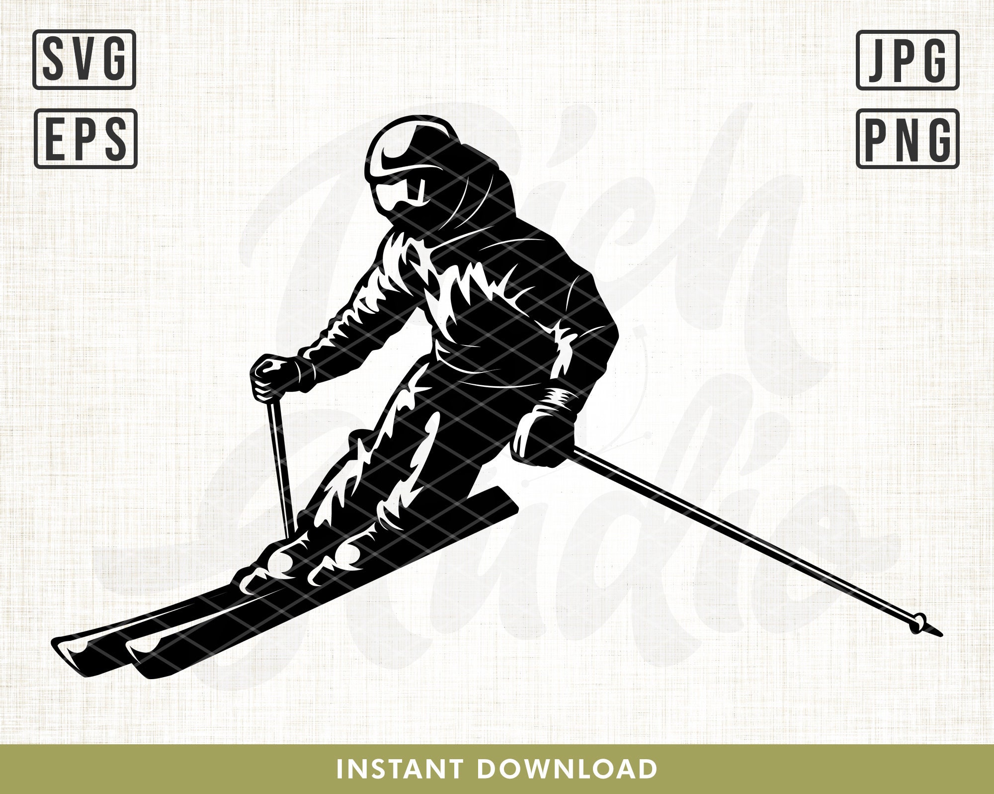 Downhill Skiing Svg Skier Svg Snow Svg Skier Svg Files for - Etsy Canada
