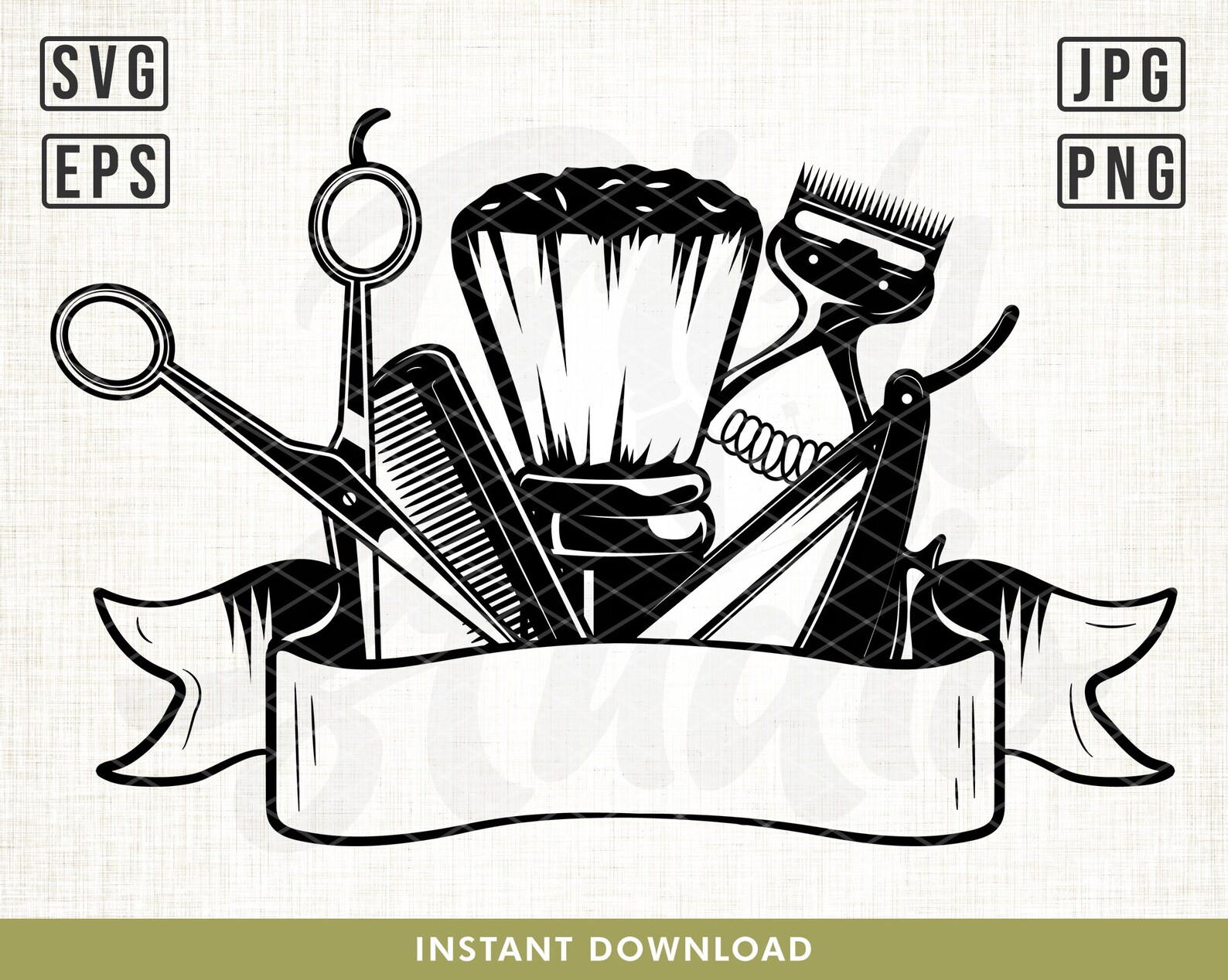 Barbershop Tools Svg Barber Svg Barber Gear Svg Hair - Etsy